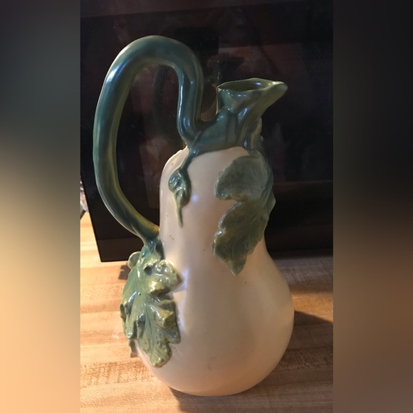 Blue Sky | Accents | Vintage Yellow Gourd Pitcher By Blue Sky Unique ...
